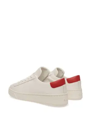Bally Embossed-logo Leather Sneakers - White
