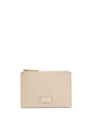 LANCEL Ninon Leather Cardholder - Neutrals