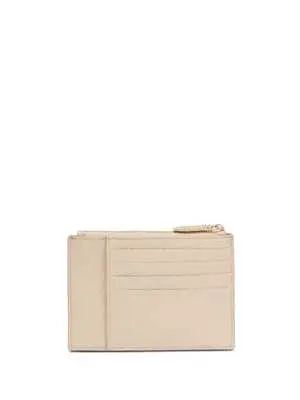 LANCEL Ninon Leather Cardholder - Neutrals