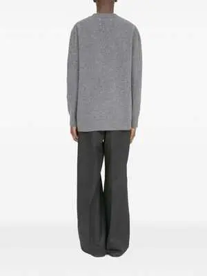 MAISON MARGIELA V-neck Wool Cardigan - Grey
