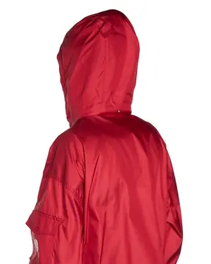 Moncler Hemar Short Parka Jacket With Concealed Hood - Jester Red
