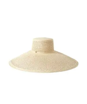 Loro Piana Nari Honeycomb-knit Straw Hat