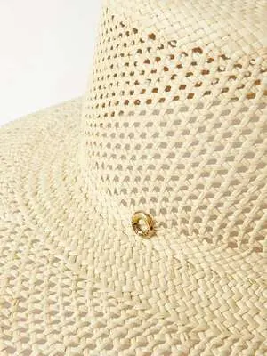 Loro Piana Nari Honeycomb-knit Straw Hat