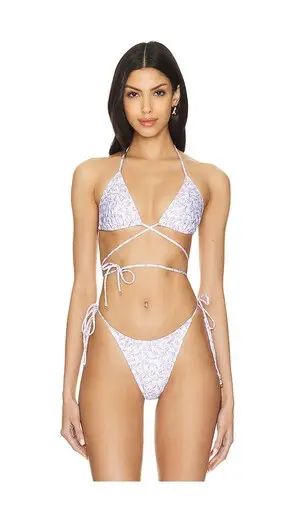 Faithfull The Brand X Marzia Bikini Top - Lavande