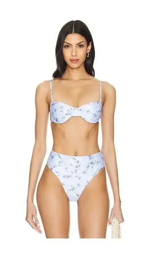 Faithfull The Brand X Farrah Bikini Top - Lois