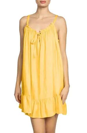 Robin Piccone Summer Sleeveless Cover-up Dress - Yolk