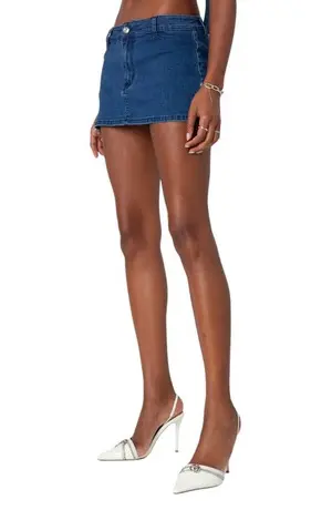 EDIKTED Sydnie Denim Skort