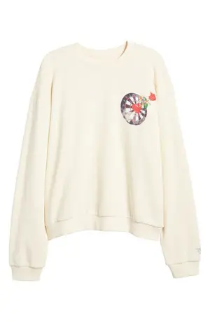 BOYS LIE Graphic Cotton Sweatshirt - Beige