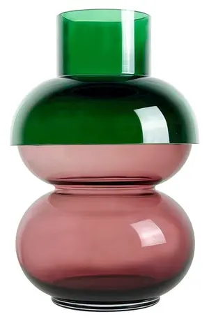 CLOUDNOLA Bubble Reversible Vase - Pink/ Green