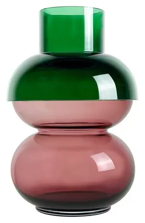 CLOUDNOLA Bubble Reversible Vase - Pink/ Green