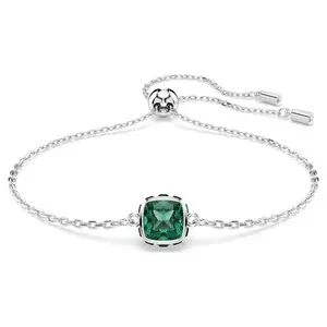 SWAROVSKI Rhodium-plated January Birthstone Bracelet - Green