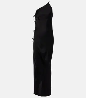 Rick Owens Taco One-shoulder Minidress - Black