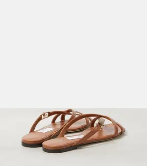 JIMMY CHOO Jess Leather Sandals