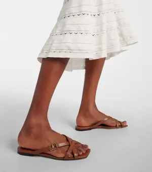 JIMMY CHOO Jess Leather Sandals