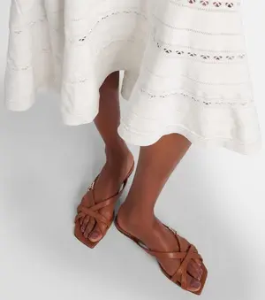 JIMMY CHOO Jess Leather Sandals