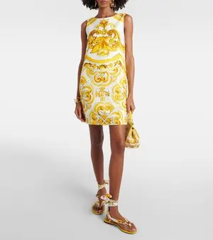 Dolce & Gabbana Majolica Mini Dress