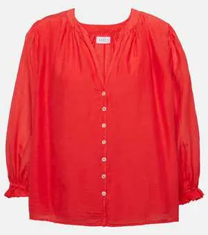 Women's Velvet By Graham & Spencer Red Shirts