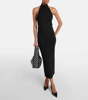 Khaite Suzanne Ribbed-knit Midi Dress