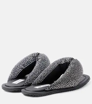 Attico Indie Embellished Thong Sandals