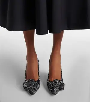 GIANVITO ROSSI Bouclé Pumps
