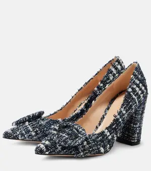 GIANVITO ROSSI Bouclé Pumps