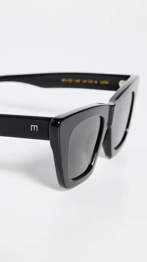 ELISA JOHNSON Lori Cateye Sunglasses - Black