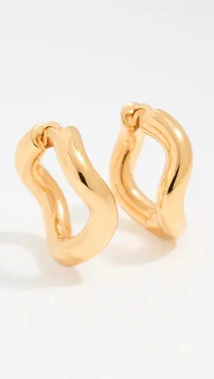 Charlotte Chesnais Wave Hoop Earrings