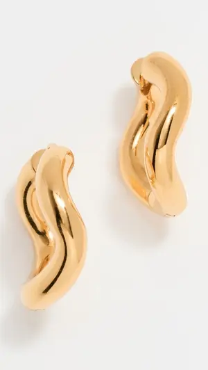Charlotte Chesnais Wave Hoop Earrings