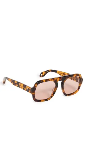 ELISA JOHNSON Jane Sunglasses - Brown Tortoise