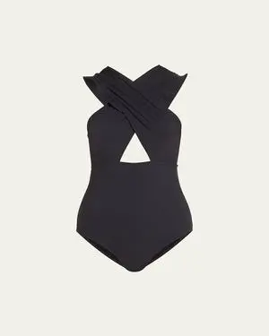 Ulla Johnson Ulla Johnson Antilles One-Piece Swimsuit - Noir