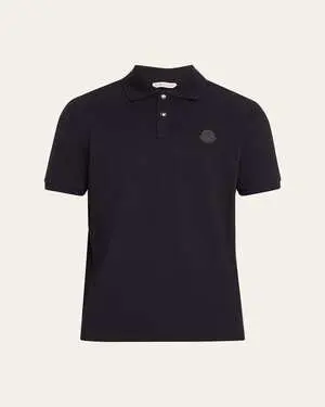 Moncler Logo Polo Shirt - Blue