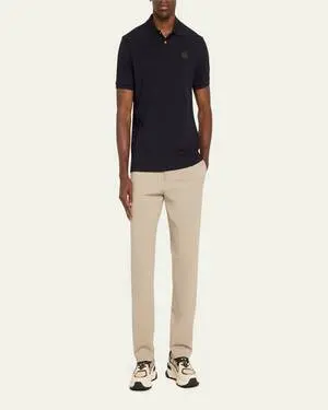 Moncler Logo Polo Shirt - Blue