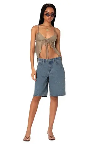 EDIKTED Patchwork Lace Camisole