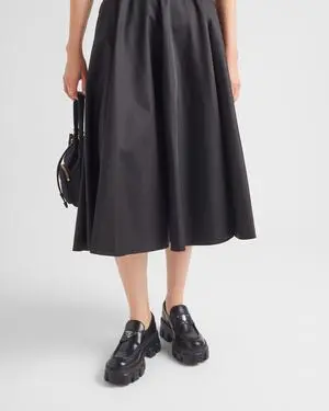 Prada Brushed Leather Monolith Loafers - Black