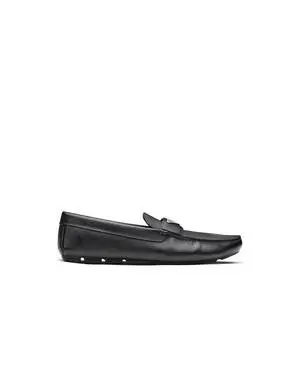 Prada Saffiano Leather Drivers - Black