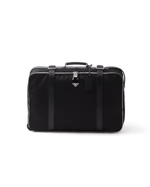 Prada Small Re-nylon And Saffiano Leather Suitcase