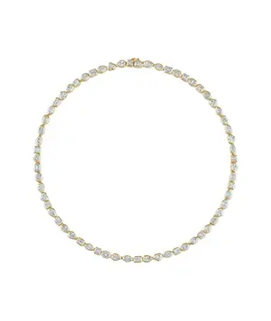 Stephanie Gottlieb Multi Shape Tennis Necklace