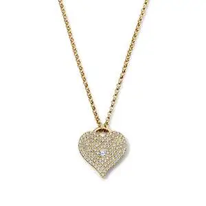 Stephanie Gottlieb Gold And Diamond Heart Necklace