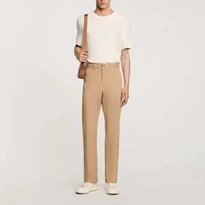Sandro Straight-leg Chinos - Nut