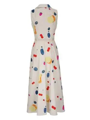 Akris Abstract-print Silk Dress
