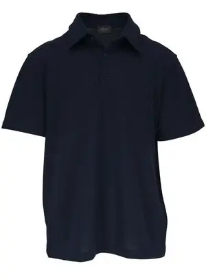 Brioni Classic Short-sleeved Polo Shirt - Blue