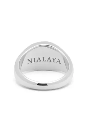 NIALAYA JEWELRY Engraved Signet Ring