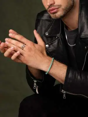 NIALAYA JEWELRY Turquoise Bead Bracelet