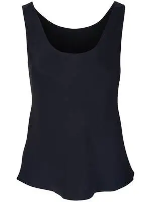 PETER COHEN Silk Tank Top - Blue