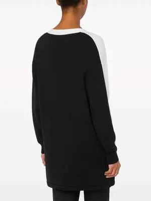 Moschino Two-tone V-neck Cardigan