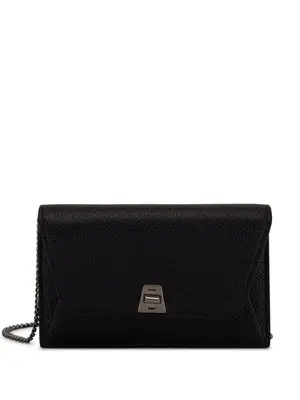 Akris Anouk Leather Clutch - Black