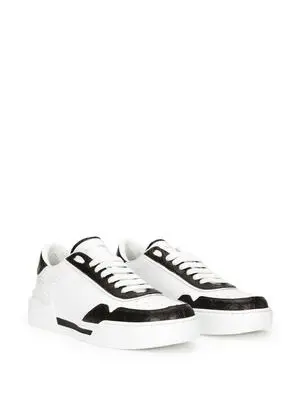 Dolce & Gabbana Roma Panelled Sneakers - White