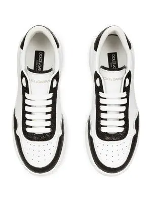 Dolce & Gabbana Roma Panelled Sneakers - White