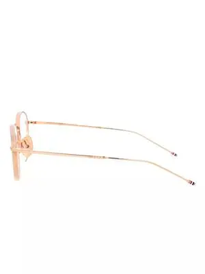 Thom Browne Round-frame Glasses - Pink