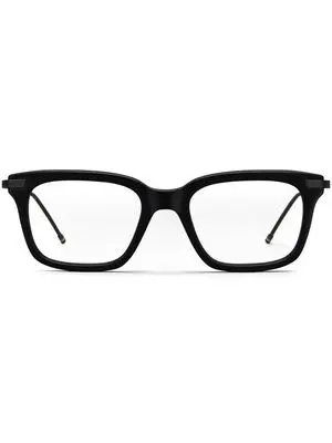 Thom Browne Rectangular-frame Glasses - Black